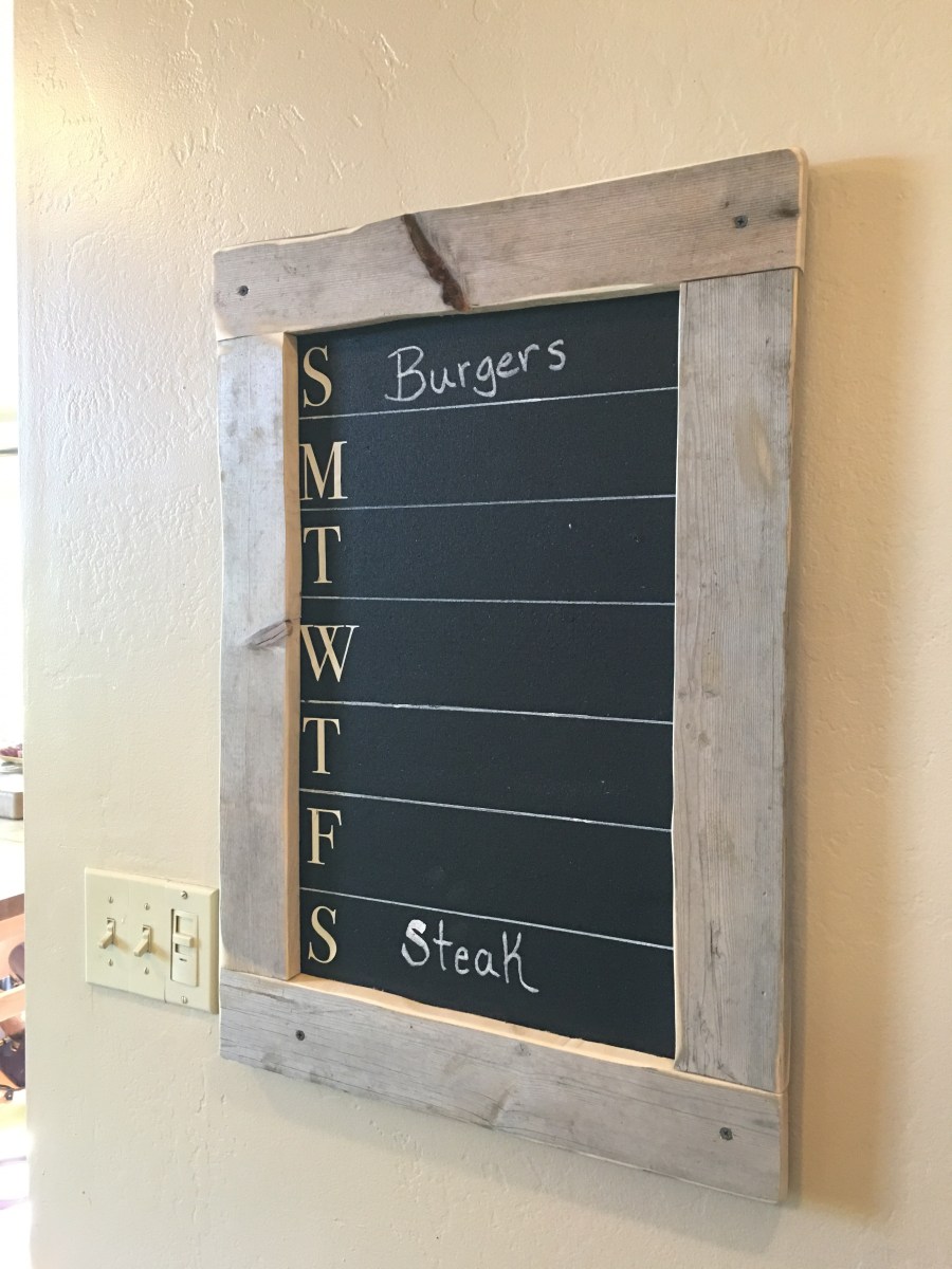 DIY Chalkboard Meal Planner – Little Miss Coffee